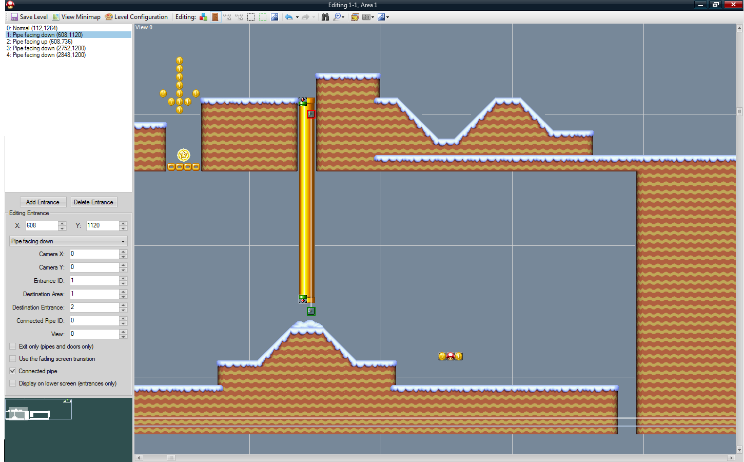 The NSMB Hacking Domain » nsmb ds making a conected pipe Help!!!