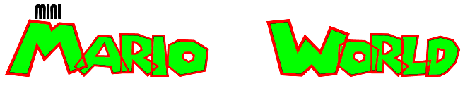 The NSMB Hacking Domain » Mini Mario World
